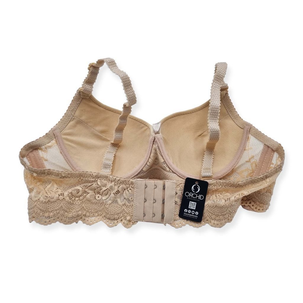 Breathable Lace Wireless Padded Bra - Orchid | Premium Innerwear Pakistan